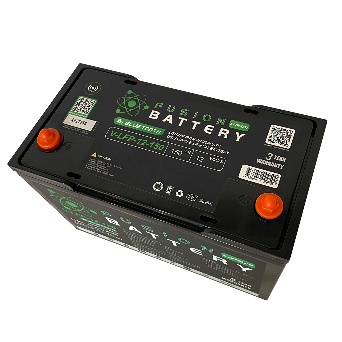 V-LFP-12-150 | 12v 150AH Fusion Lithium Battery | Deep Cycle
